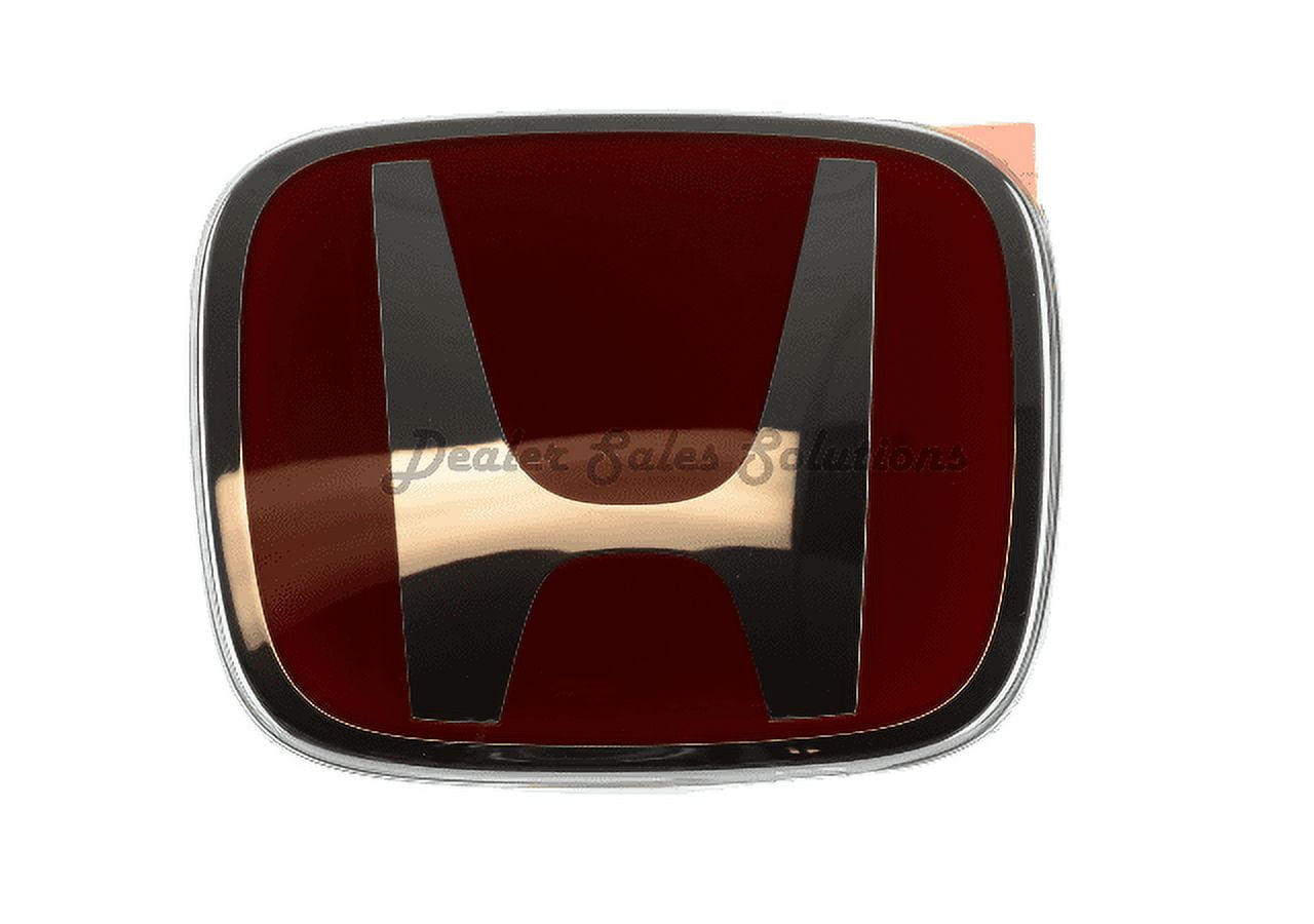 New Genuine Honda Civic Type R Front Grille Emblem H Red OE 75700TGHA01 ...