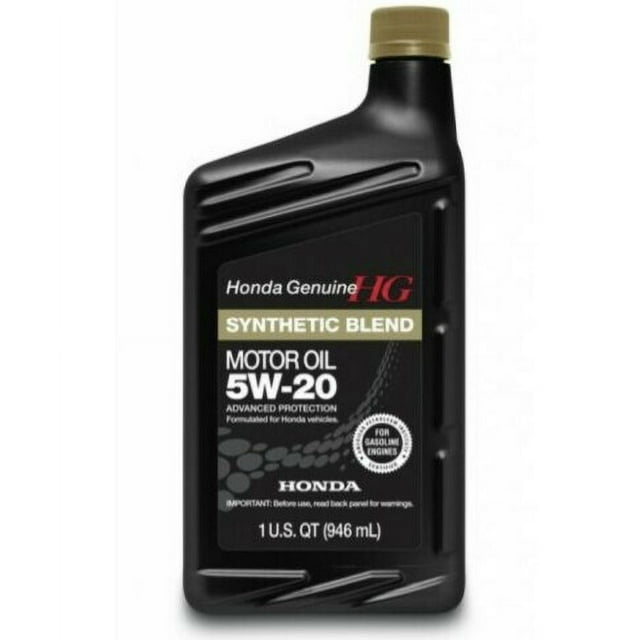 New Genuine Honda Engine Motor Oil Synthetic Blend (5W-20) OE 087989132 - Walmart.com