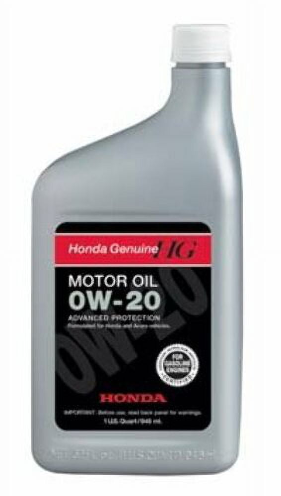 New Genuine Honda Engine Oil Synthetic Blend (0W-20) 1 Quart OE ...