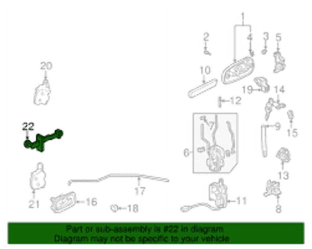 New Genuine Honda Left / Driver Front Door Checker OEM 72380S01A01 ...