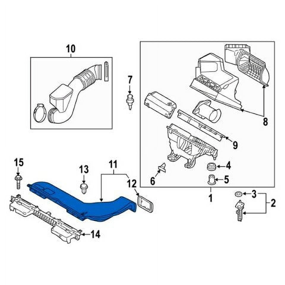 New Genuine Hyundai Sonata Front Air Cleaner Intake Duct Tube OE ...