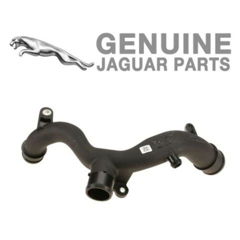 New Genuine Jaguar Engine Coolant Tube Upper Outlet (2010-2024) OE ...