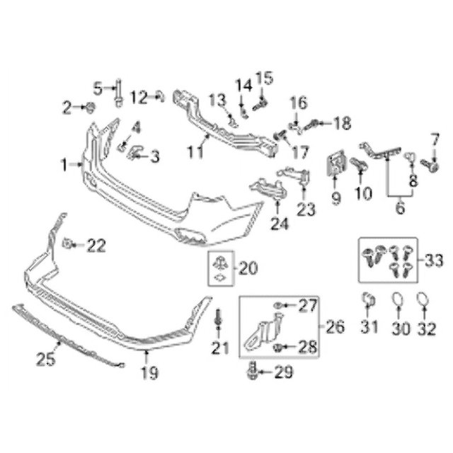 New Genuine Kia Sorento Rear Bumper Grill Trim Cover (2019-2020) OE ...