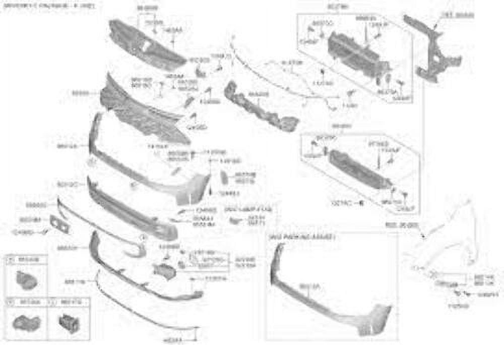 New Genuine Kia Sportage Front Radiator Cover Assembly (2023-2024) OE ...