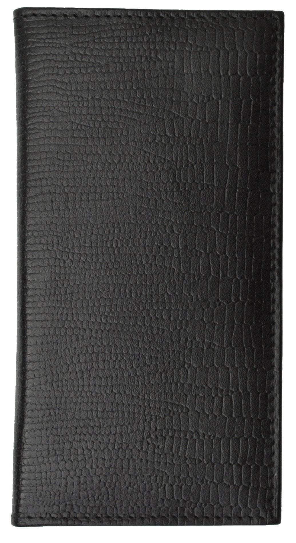New Genuine Leather Checkbook Cover Case Snake Pattern 156 SN (C ...