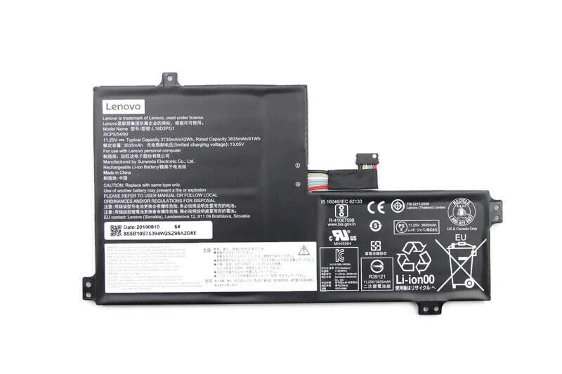 New Genuine Lenovo Chromebook Ideapad 42Wh 3 Cell Battery SB10W67186 ...