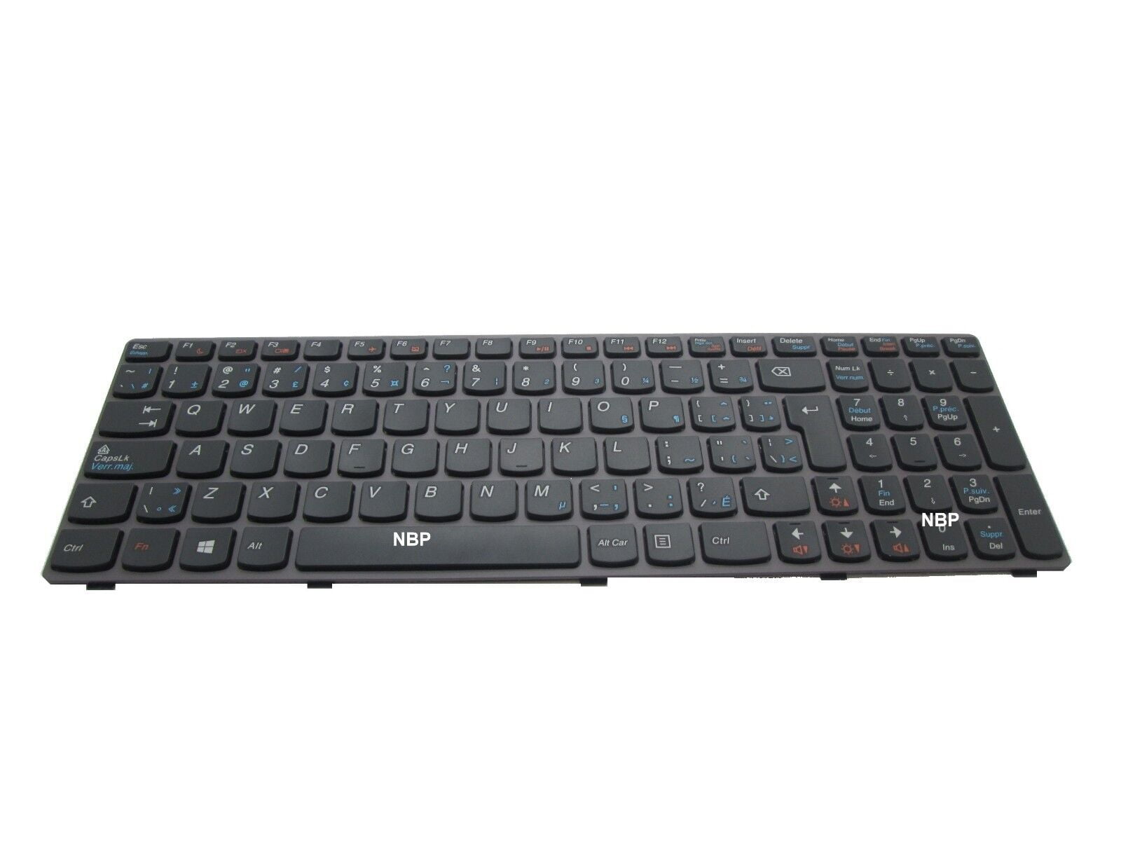 New Genuine Lenovo IdeaPad Z580 Z585 Z585 Z585A French-English Keyboard ...