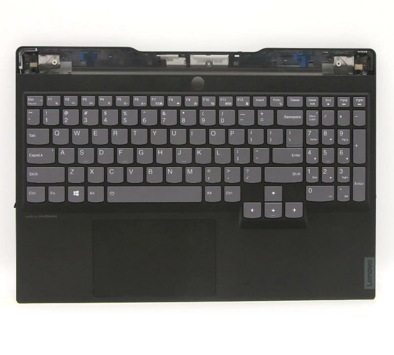 New Genuine Lenovo Legion S7-15 (82K8) BK Palmrest Touchpad Keyboard ...