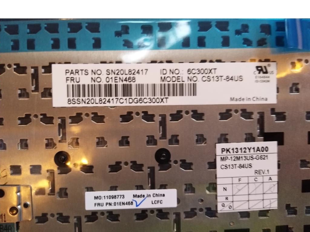 New Genuine Lenovo ThinkPad L470 US US Black Keyboard 01EN468 - Walmart.com