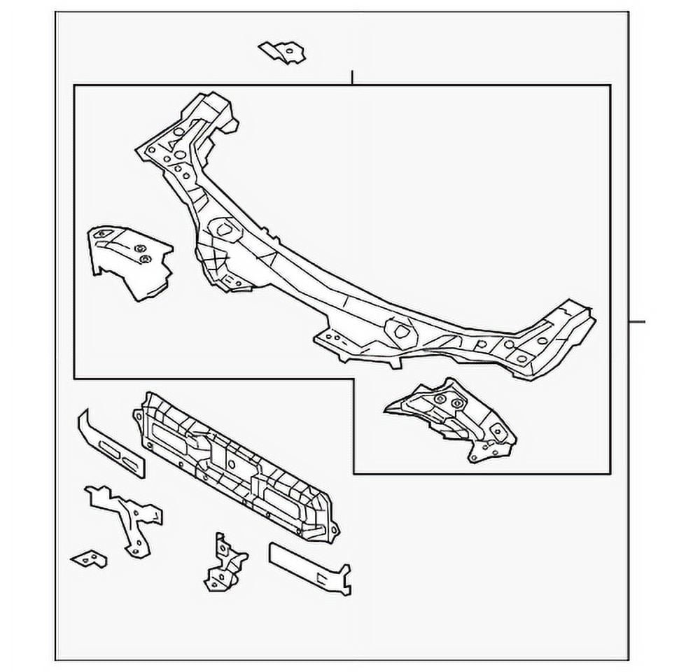 New Genuine Mazda MX-5 Radiator Support Shroud Panel (2016-2023) OE ...