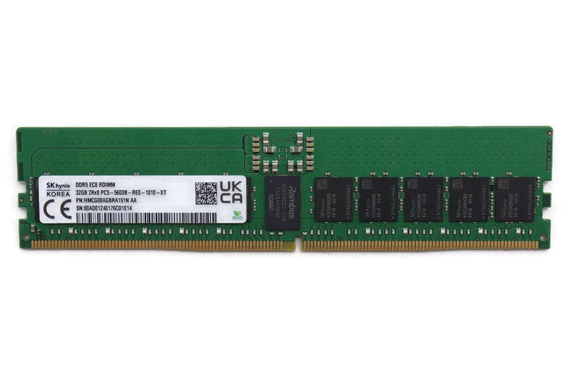 New Genuine Memory Card 32G DDR5 5600 RDIMM ECC for Lenovo ThinkStation ...