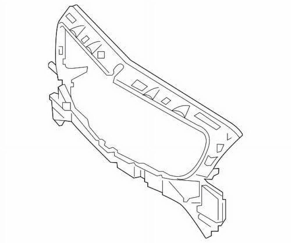 New Genuine Mercedes-Benz Front Bumper Mount Panel Grill Bracket OE ...