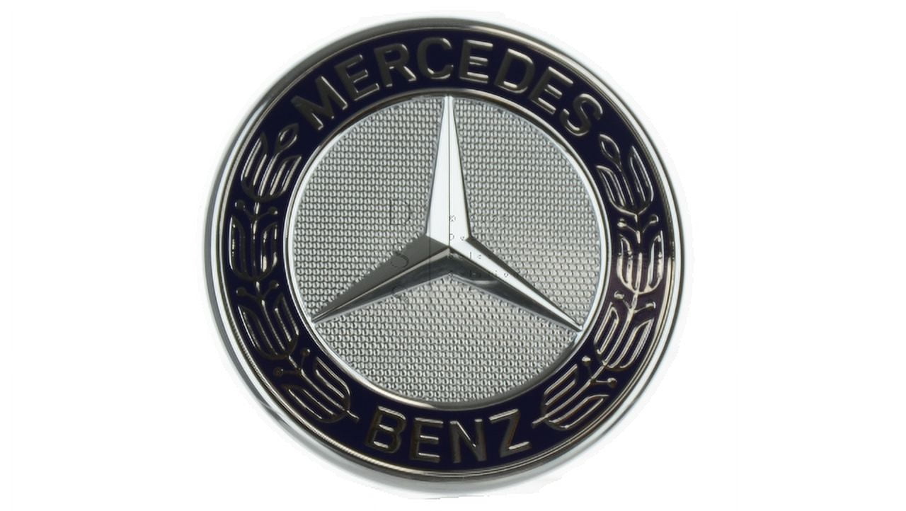 New Genuine Mercedes-Benz Front Hood Badge Emblem Blue (1990-2019) OE ...