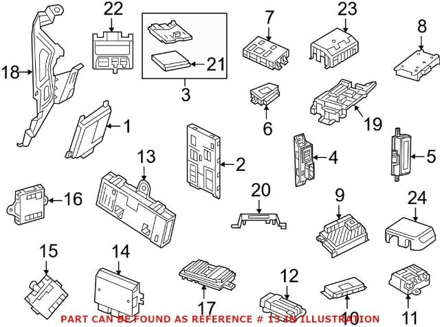 New Genuine Mercedes-Benz Lifgate Tailgate Trunk Control Unit OE ...