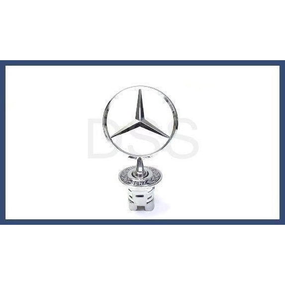 New Genuine Mercedes w124 w202 w203 w208 Hood Emblem Star OEM E320 E420 ...