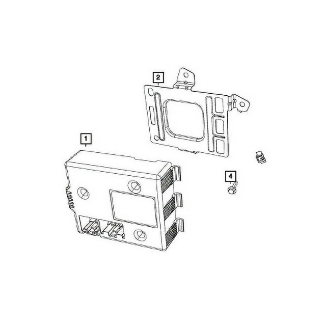 New Genuine Mopar Bracket Module 2019-2024 OE 68346572AB - Walmart.com