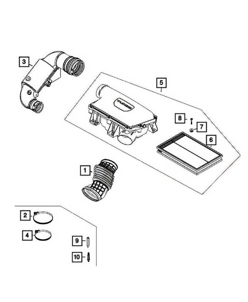 New Genuine Mopar Filter Air 2019-2024 OE 68377763AA - Walmart.com