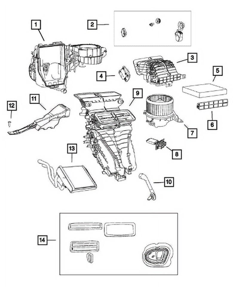 New Genuine Mopar Resistor Blower Motor OE 68100532AA - Walmart.com