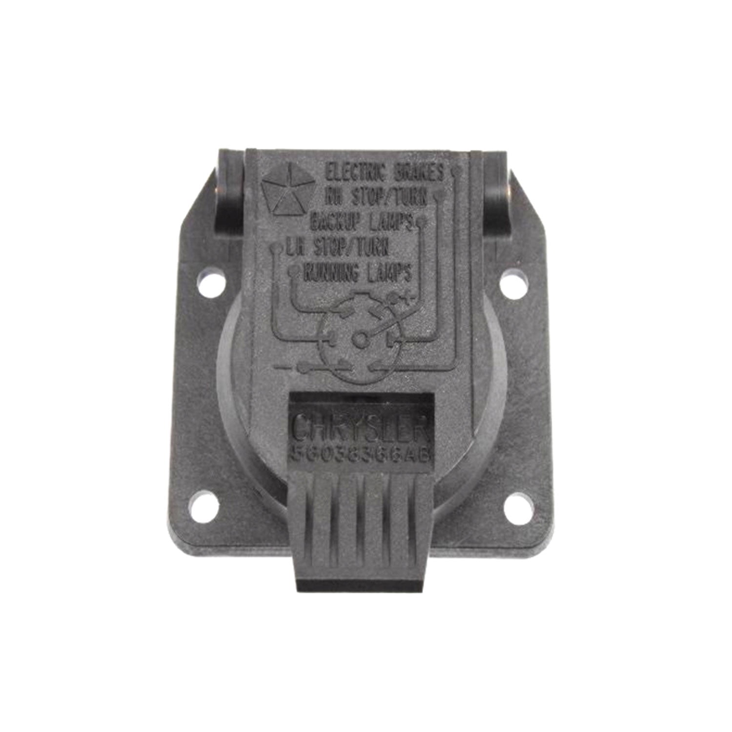 New Genuine Mopar Trailer Connector 7 Way (1998-2017) OE 56038366AB ...