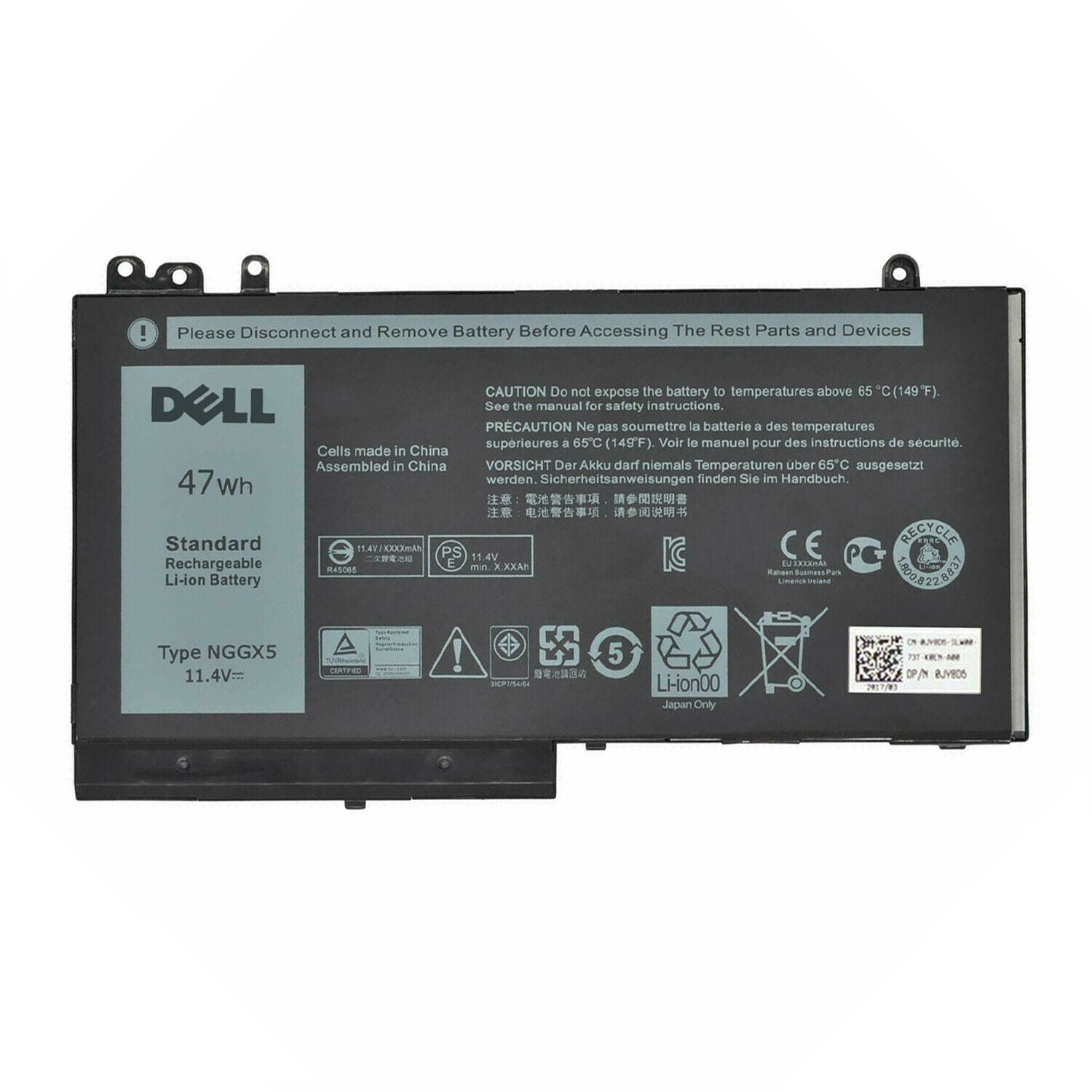 New Genuine NGGX5 Battery for Dell Latitude E5270 E5470 E5570 Precision ...