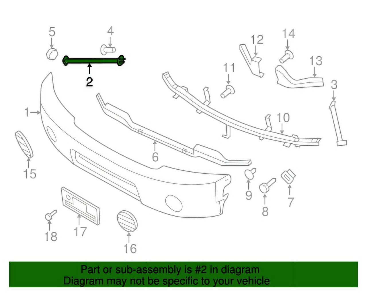 New Genuine Nissan Bracket-Front Bumper 622227S000 / 62222-7S000 OEM ...