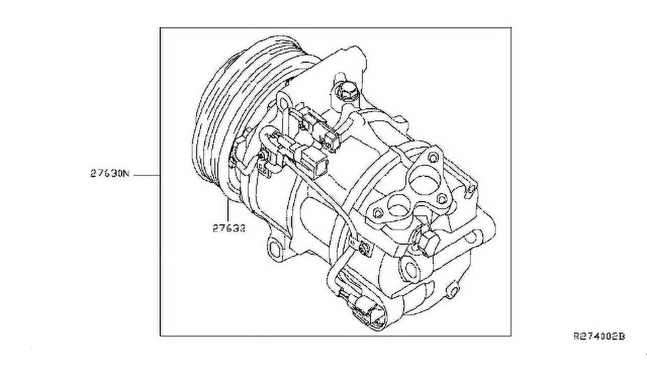 New Genuine Nissan Compressor - Cooler OE K26003TA6MNW - Walmart.com