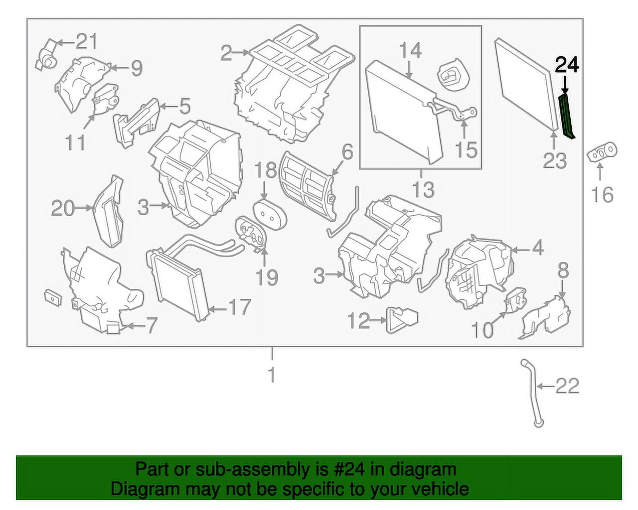 New Genuine Nissan Cover-Filter 27276JN20A / 27276-JN20A OEM - Walmart.com