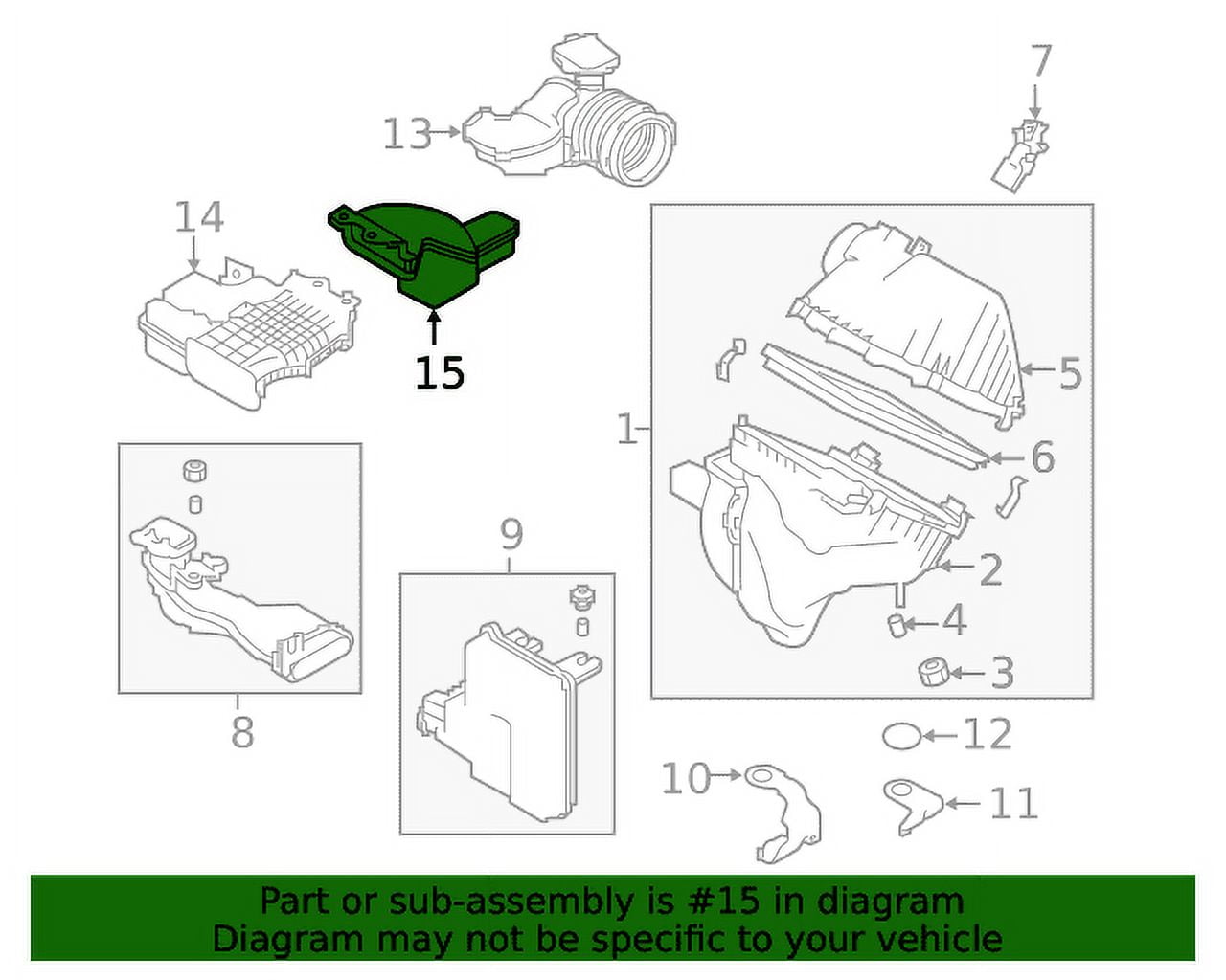 New Genuine Nissan Duct Assy Air 165546CA0B / 16554-6CA0B OEM - Walmart.com