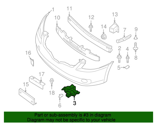 New Genuine Nissan Finisher-Front Fascia Rh 62256ZX10A / 62256-ZX10A ...