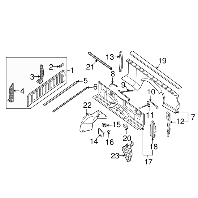 New Genuine Nissan Fuel Fill Door Bumper Filler Lid Set (x2) OE ...
