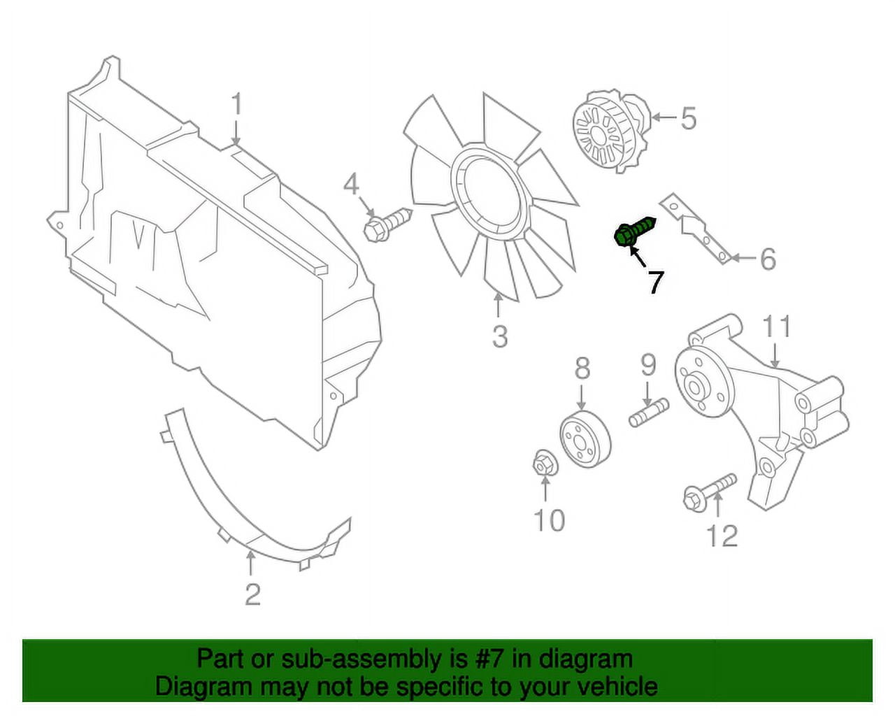 New Genuine Nissan / Infiniti Bolt Flange, Hexgon 081A66121A / 081A6 ...