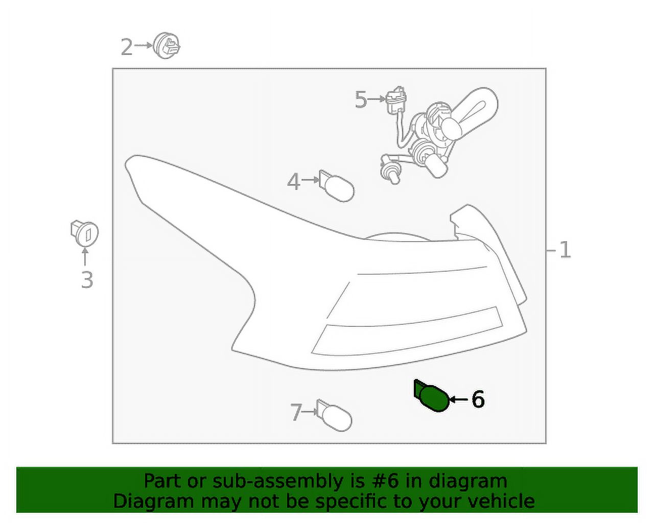 New Genuine Nissan / Infiniti Bulb 2626189949 OEM - Walmart.com