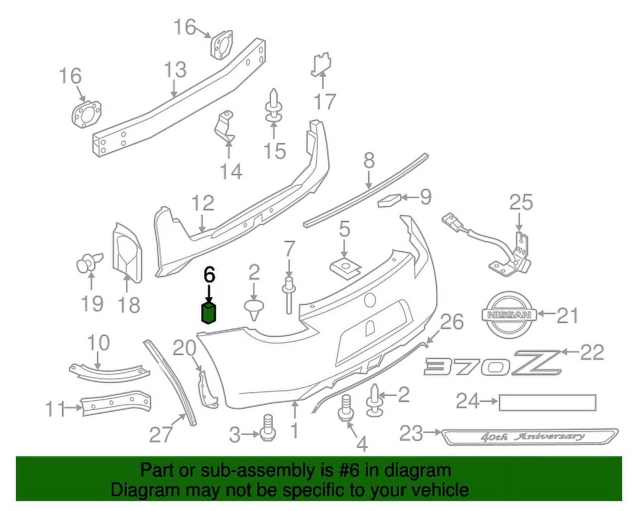 New Genuine Nissan / Infiniti Gromet 850991EA0A OEM - Walmart.com