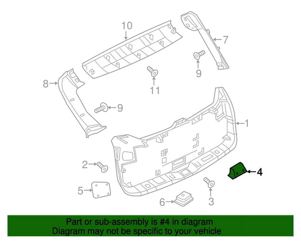 New Genuine Nissan / Infiniti Handle Pull, Back Door 909409PR0A / 90940 ...