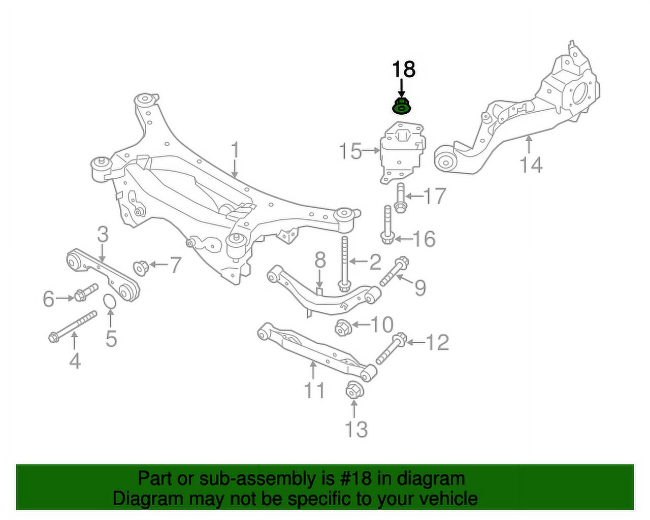 New Genuine Nissan / Infiniti Nut 54588JG00A / 54588-JG00A OEM ...