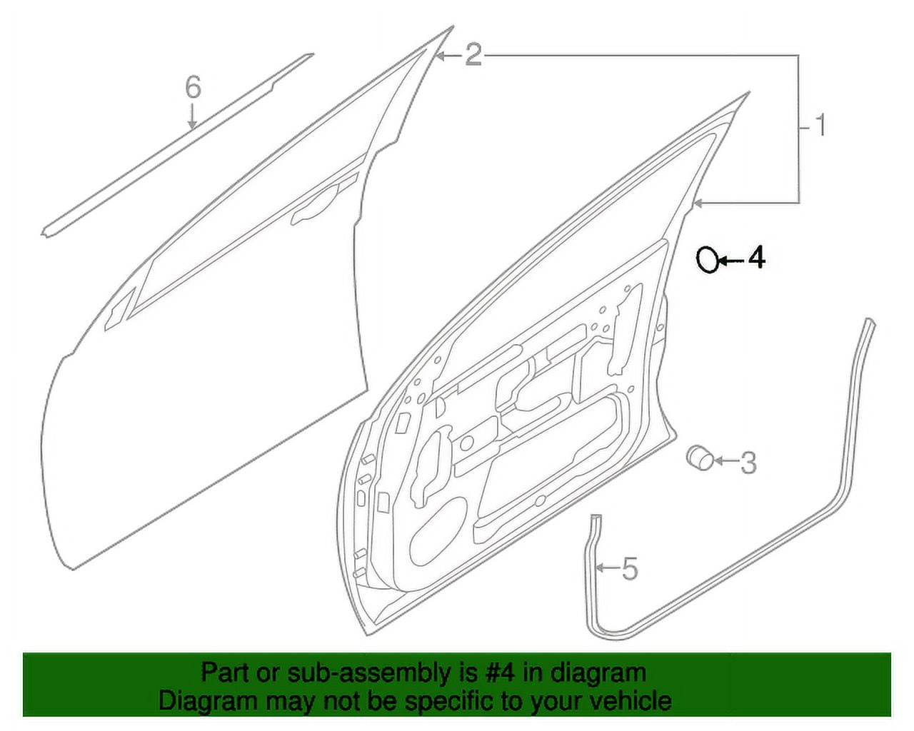 New Genuine Nissan / Infiniti Plug 64891W5000 / 64891-W5000 OEM ...