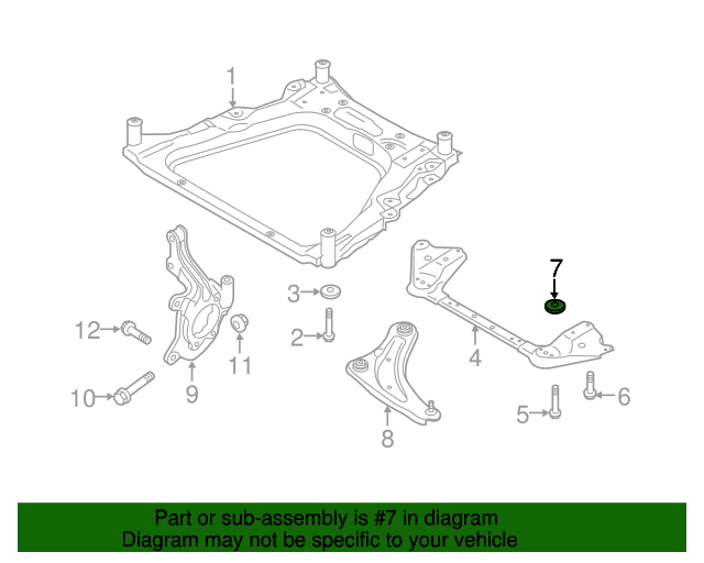 New Genuine Nissan / Infiniti Stopper Rebound Front Suspension ...