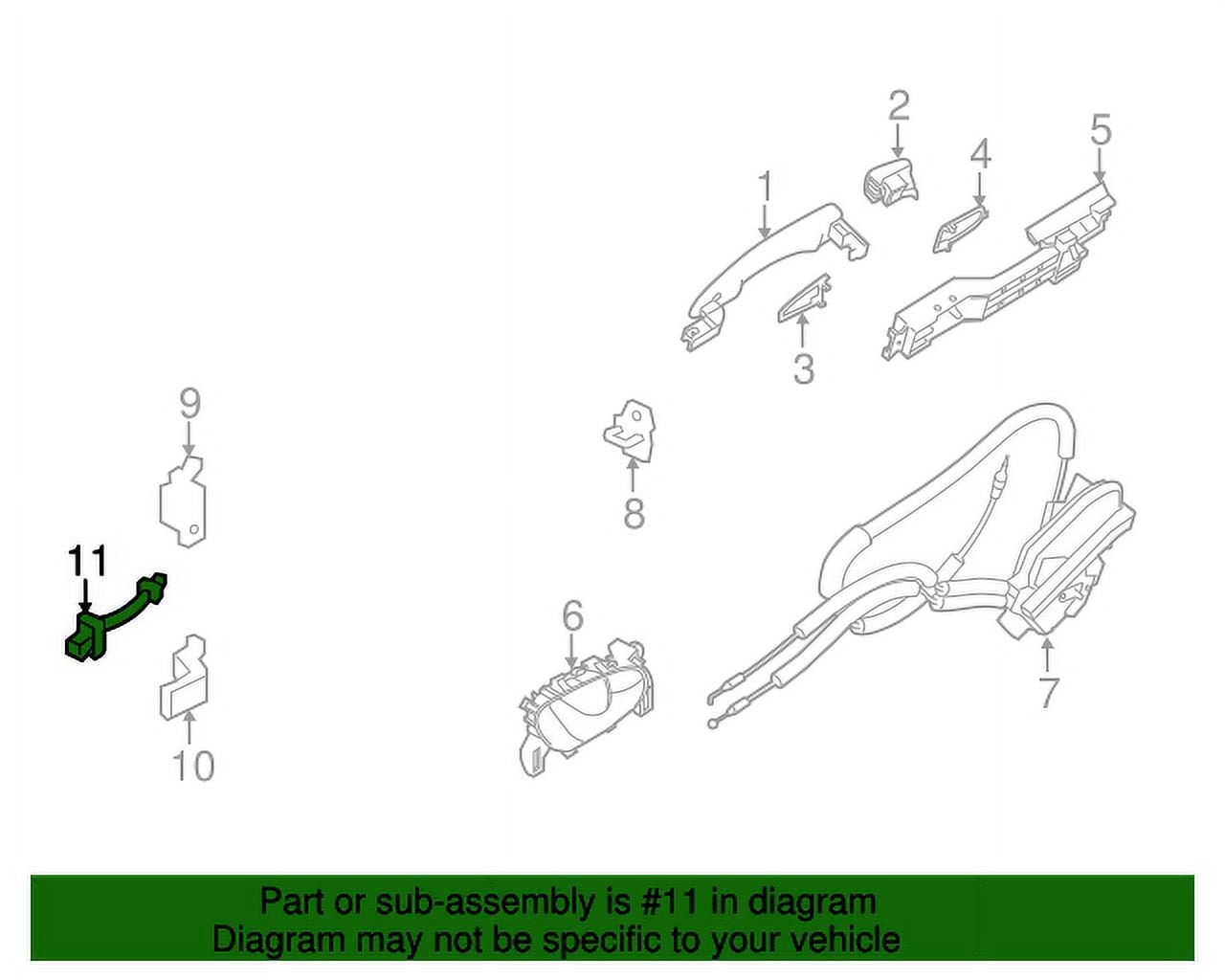 New Genuine Nissan Link-Check,Rear Door 824304EA0A / 82430-4EA0A OEM ...