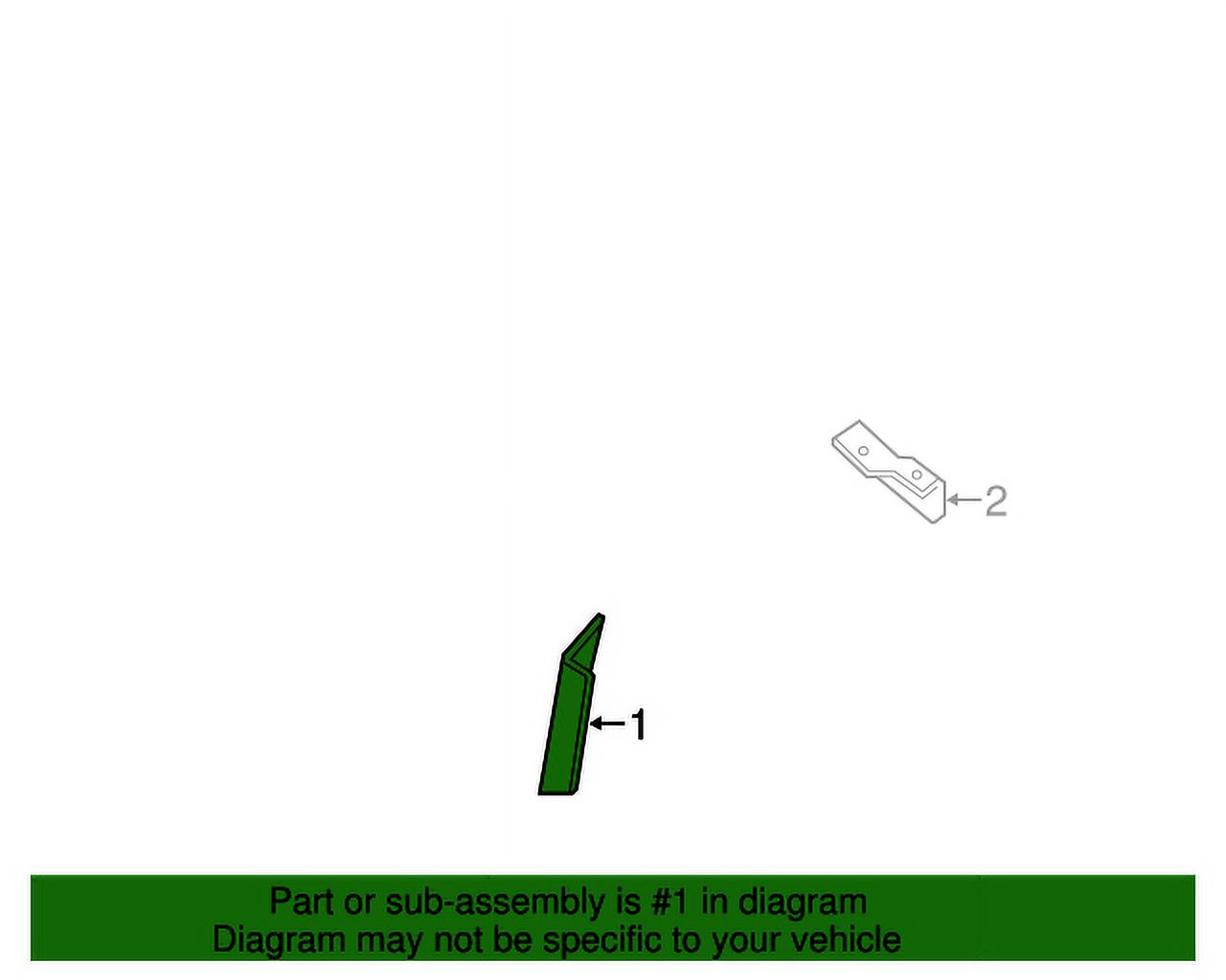 New Genuine Nissan Moulding Assy-Wheel Opening Rear,Rh 938823SH2A OEM ...