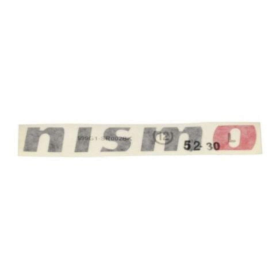 New Genuine Nissan Nismo Sticker Black 6" OE 999G1SR002BK - Walmart.com
