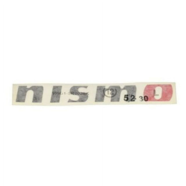 New Genuine Nissan Nismo Sticker Black 6" OE 999G1SR002BK - Walmart.com