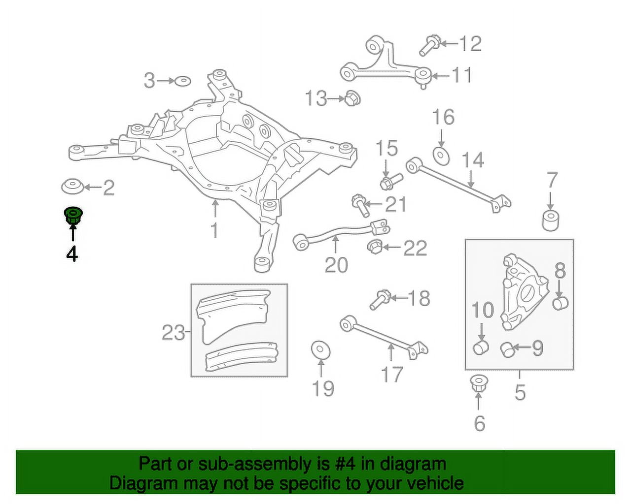 New Genuine Nissan Nut 552692Y00A / 55269-2Y00A OEM - Walmart.com