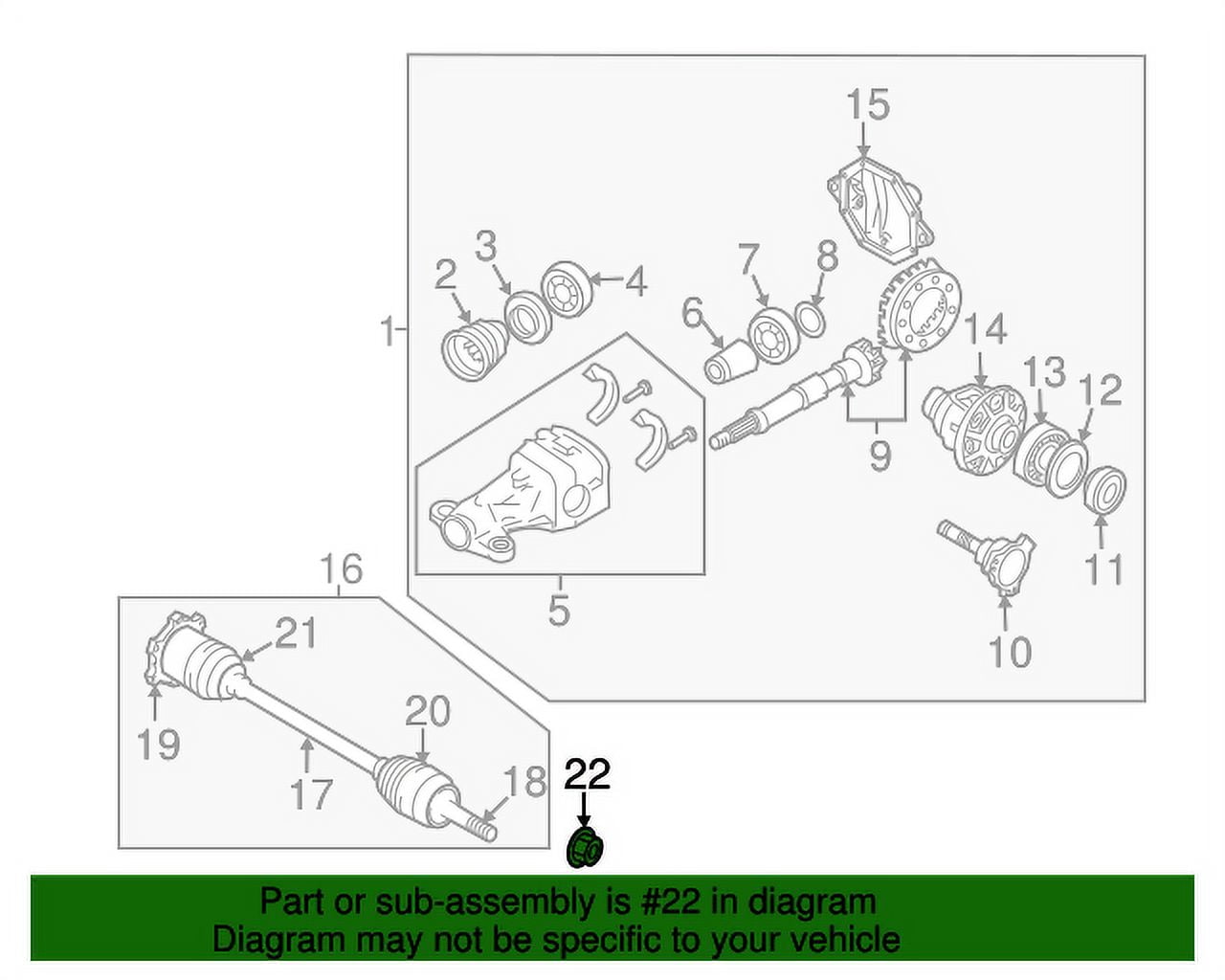 New Genuine Nissan Nut-Lock,Front Wheel Bearing 402621CA0A / 40262 ...
