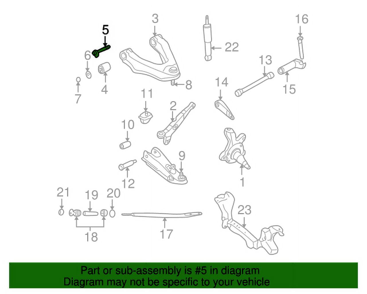 New Genuine Nissan Pin-Transverse Link 545803S500 / 54580-3S500 OEM ...