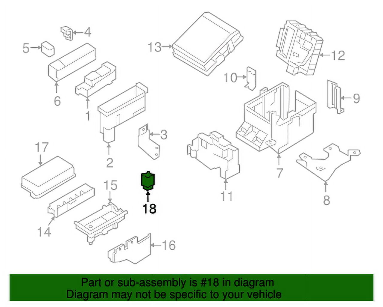 New Genuine Nissan Relay Assy-Horn OE 2563079960 - Walmart.com