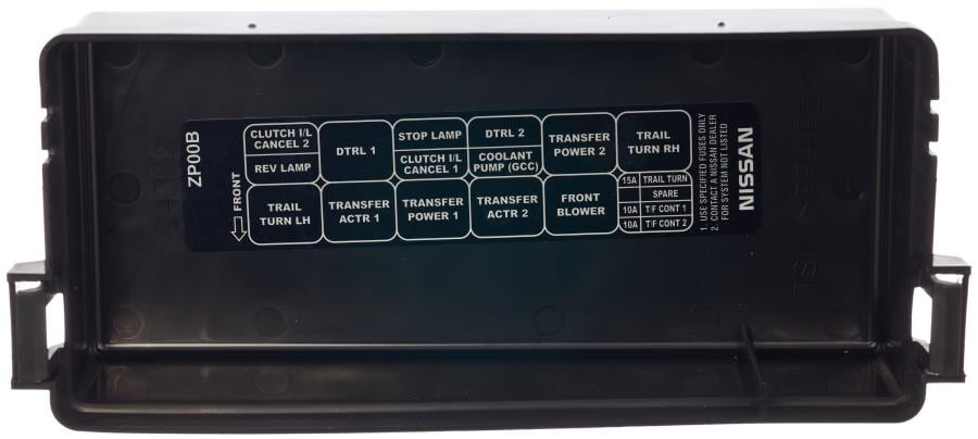 New Genuine Nissan Relay Box Cover Lid (2006-2019) OE 24382ZP00B ...