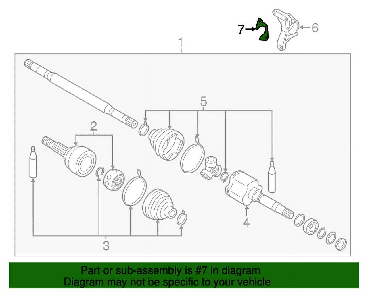 New Genuine Nissan Retainer-Bearing,Front Drive Shaft 39776JD000 OEM ...