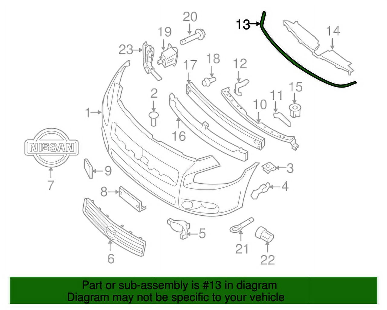 New Genuine Nissan Rubber-End 658209N00B / 65820-9N00B OEM - Walmart.com