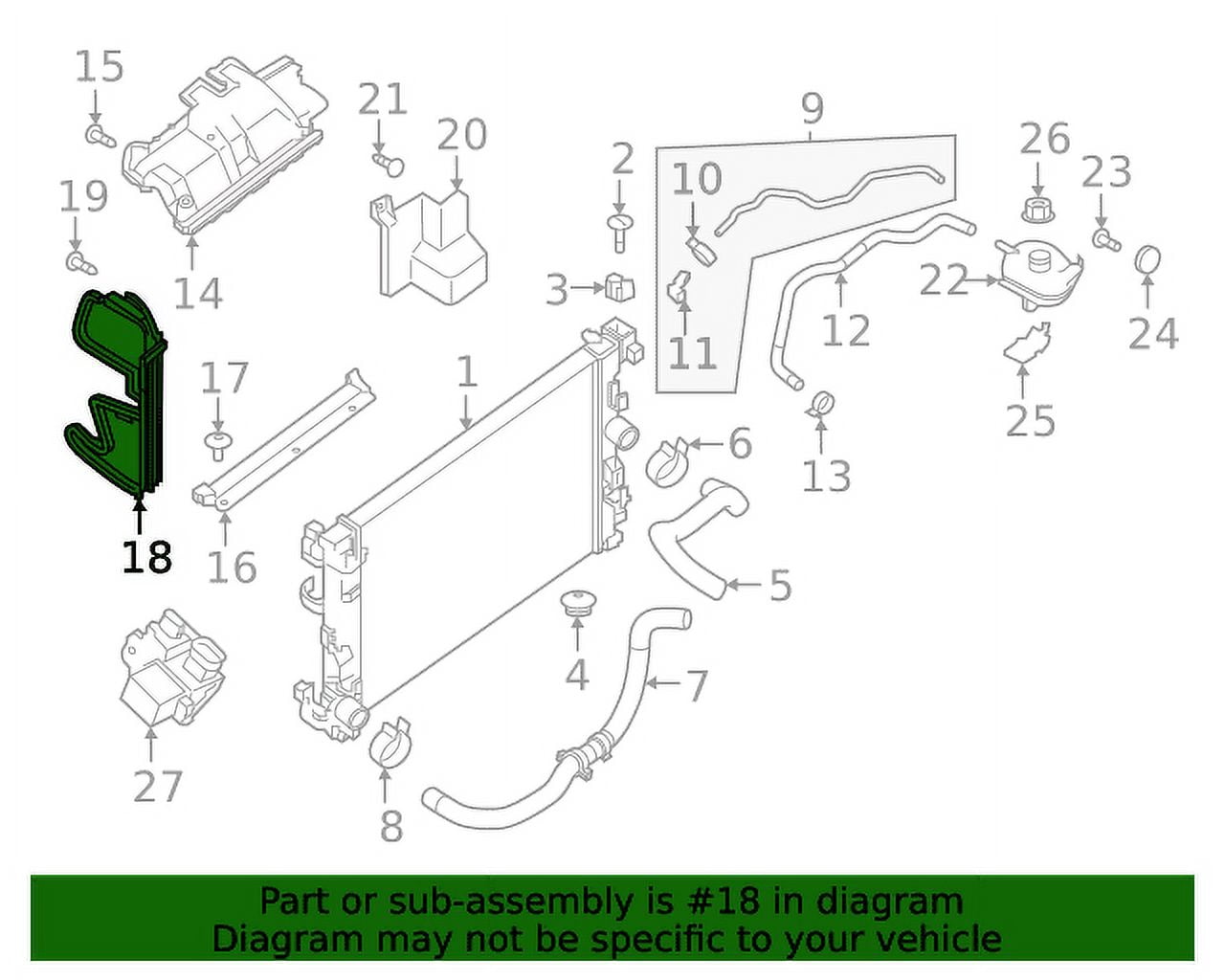 New Genuine Nissan Seal Condenser,Side 921855RW0A / 92185-5RW0A OEM ...