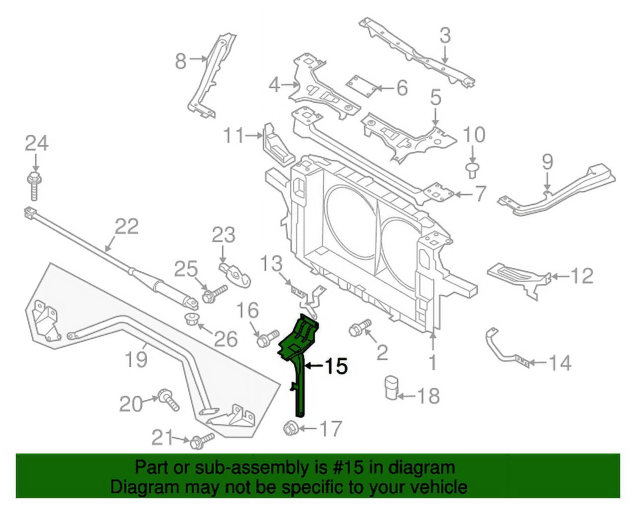 New Genuine Nissan Stay-Hood Lock 625501EA0A / 62550-1EA0A OEM ...